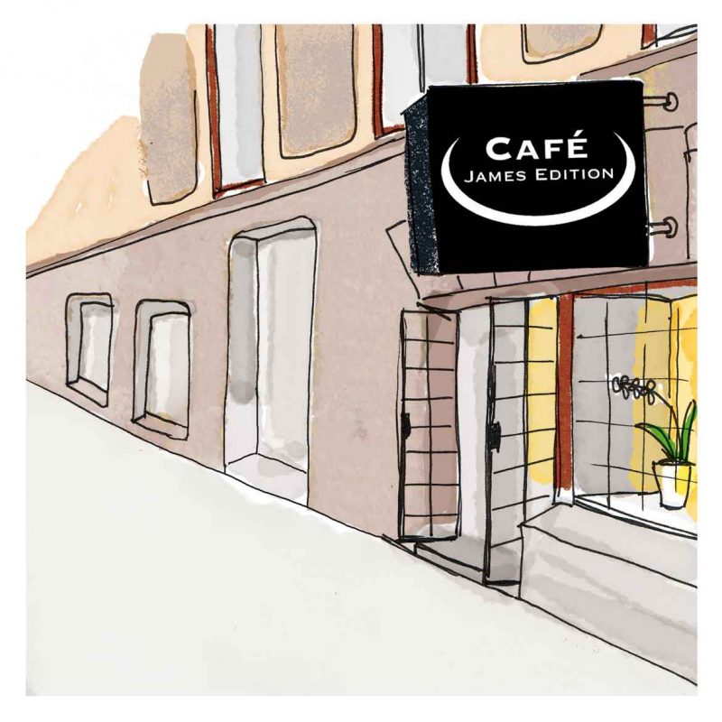 Café James Edition - Lilla blå tornet